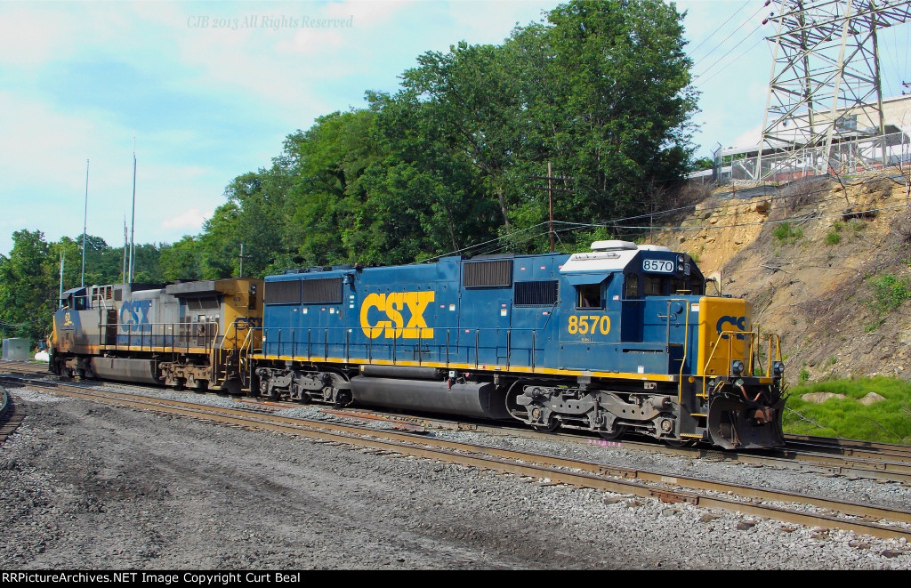 CSX 8570 and 63